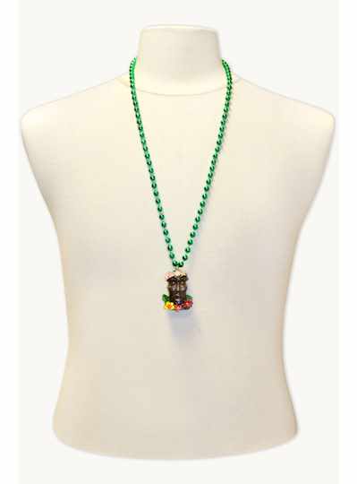Hawaiin Tiki Theme Mardi Gras Beads from Beads by the Dozen